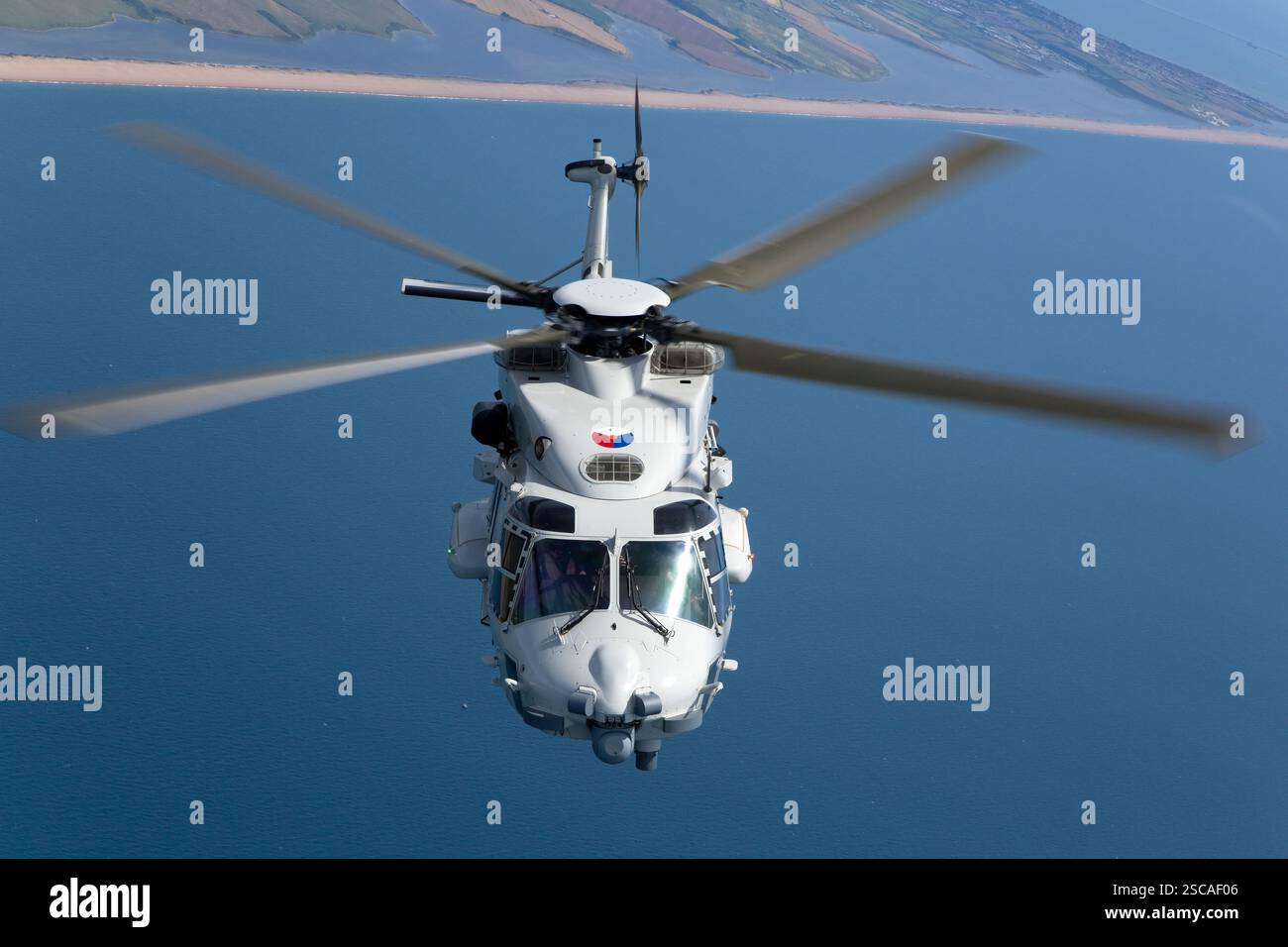 The Royal Netherlands Air Force NH90 helicopter in flight, showcasing ...