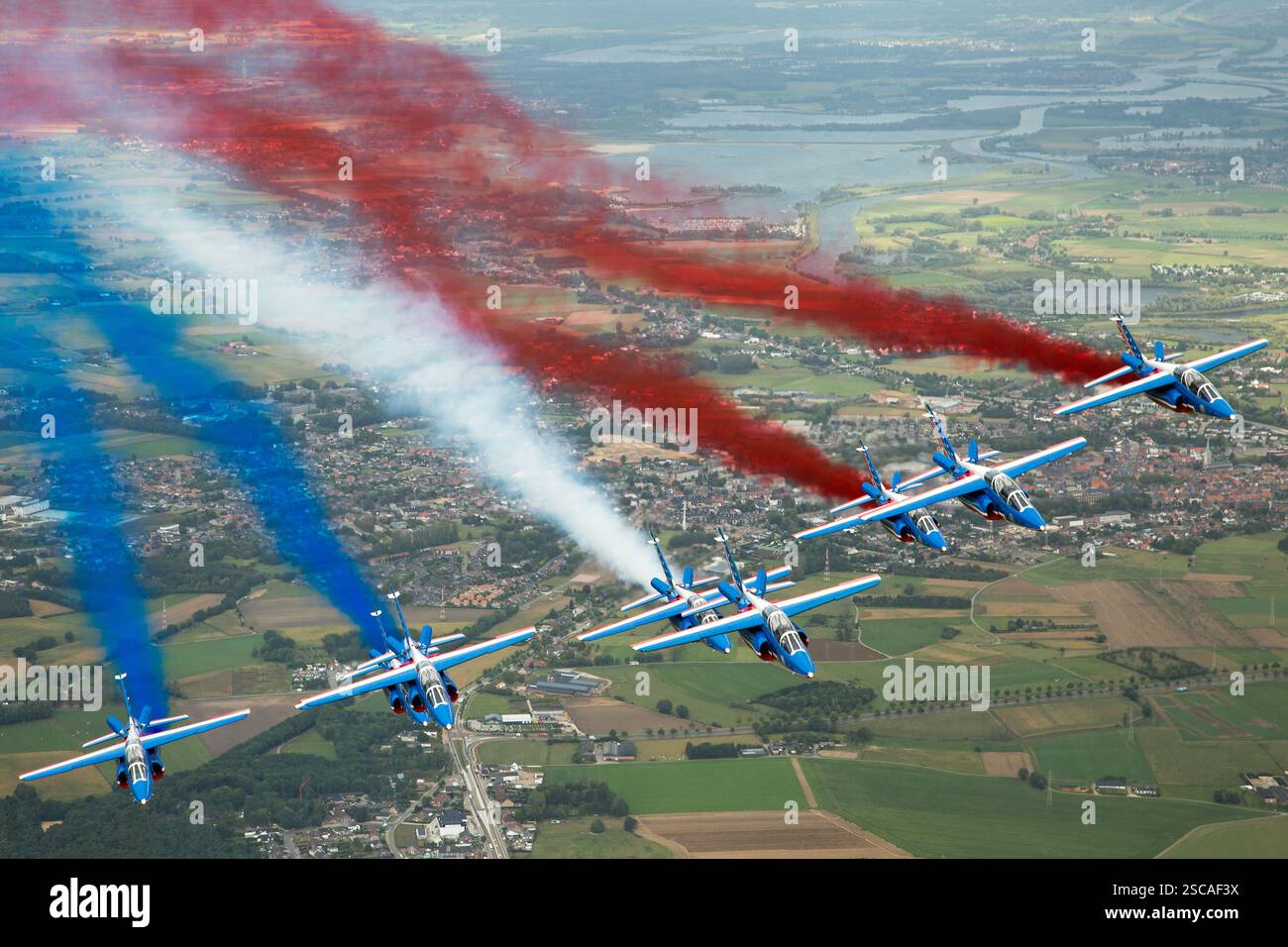 The Patrouille de France is the French Air Force's official aerobatic ...