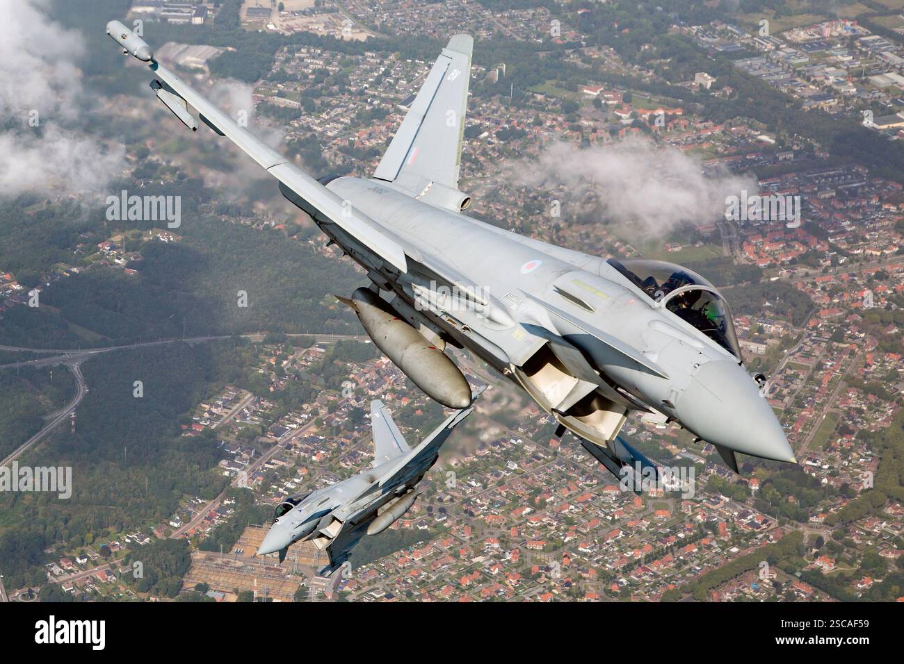 The Eurofighter Typhoon is a twin-engine, multirole fighter aircraft used by the Royal Air Force ...