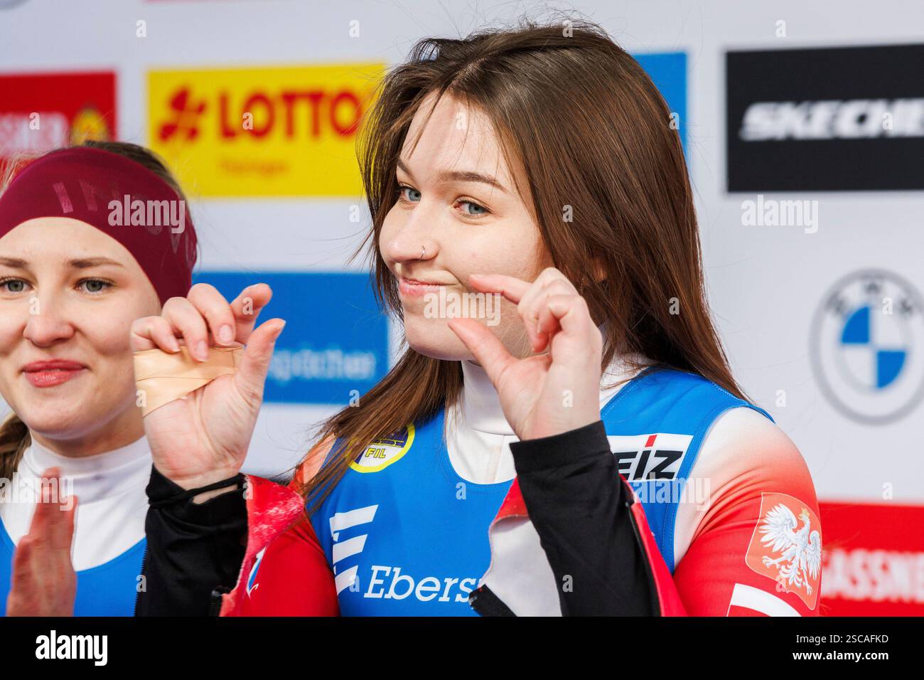 Oberhof, Deutschland. 25th Jan, 2025. von rechts: Nikola Domowicz mit ...