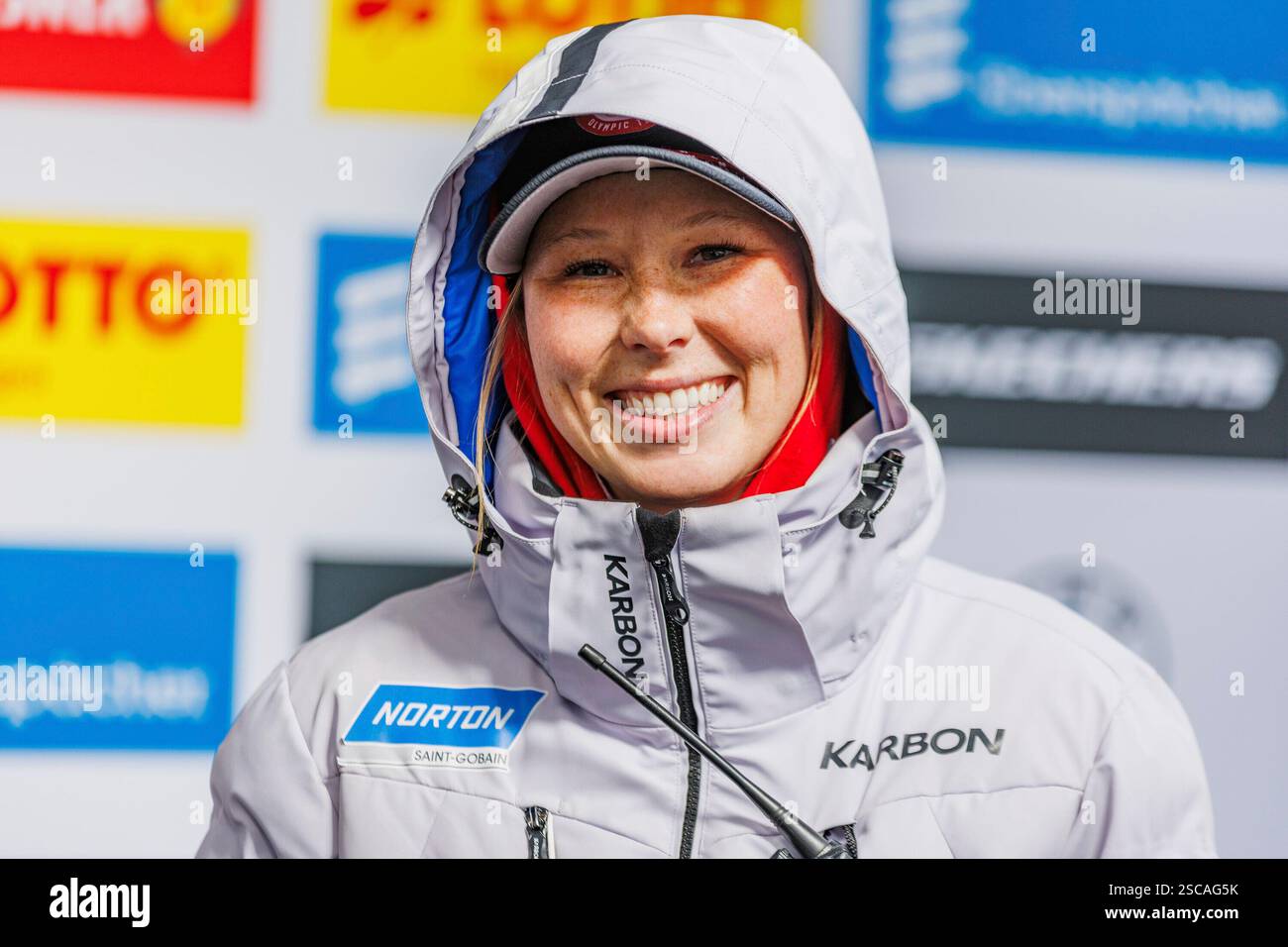Caroline Kannel (USA, athletic trainer), 24.01.2025, Oberhof ...