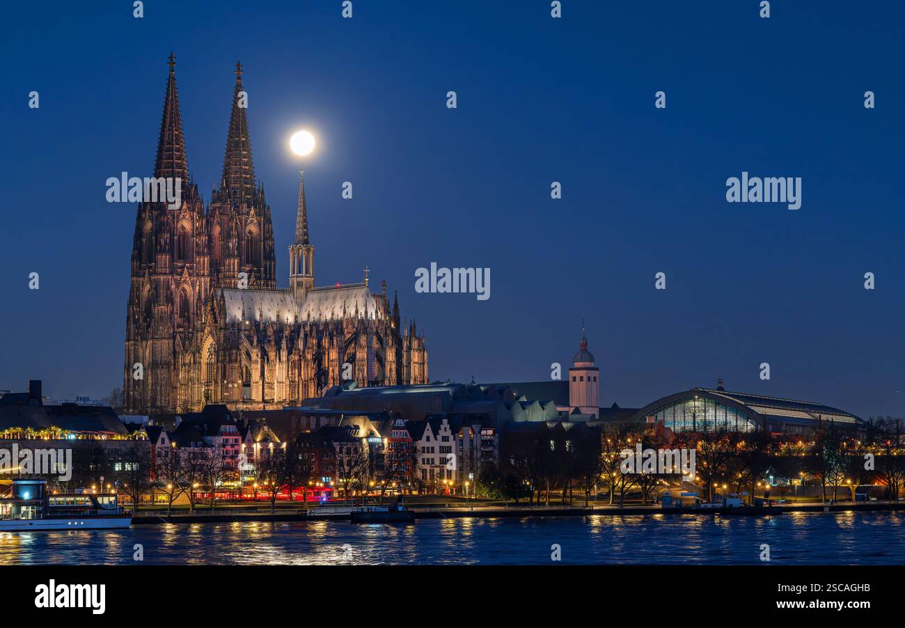 Cologne, Germany - January 13, 2025: Cathedral of Cologne against ...
