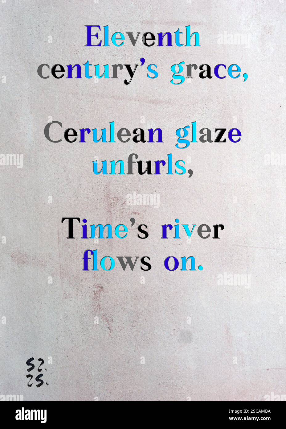 Eleventh century's grace, Cerulean glaze unfurls, Time's river flows on. Jasper Whittington's ...