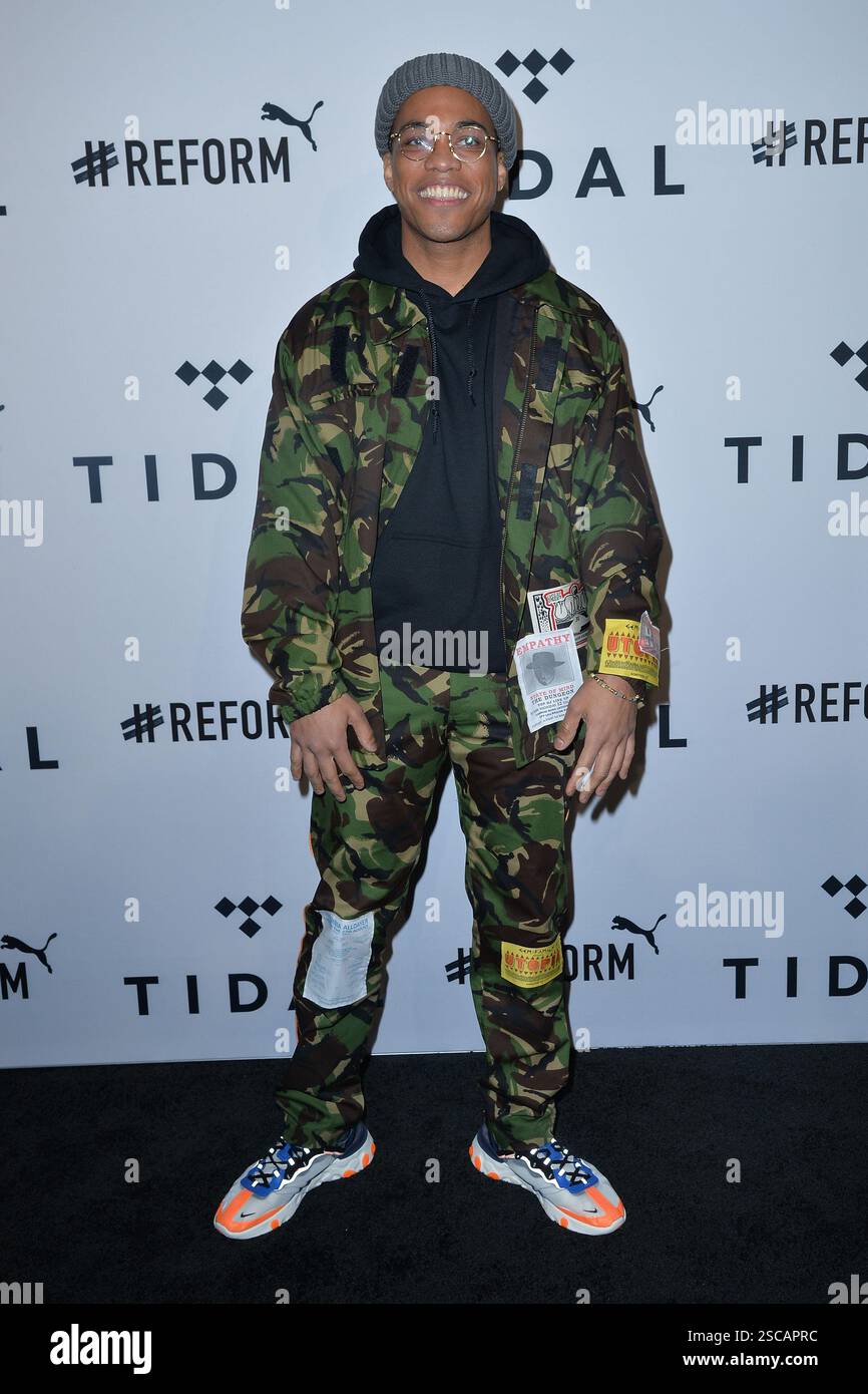 Anderson .Paak attending the fourth annual TIDAL X: Brooklyn benefit ...