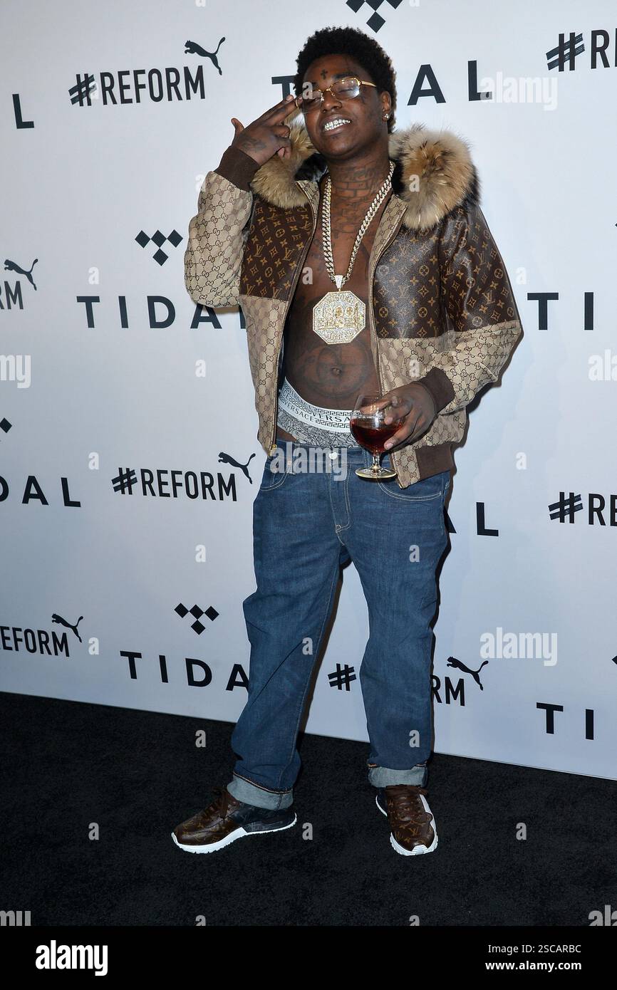 Kodak Black attending the fourth annual TIDAL X: Brooklyn benefit ...