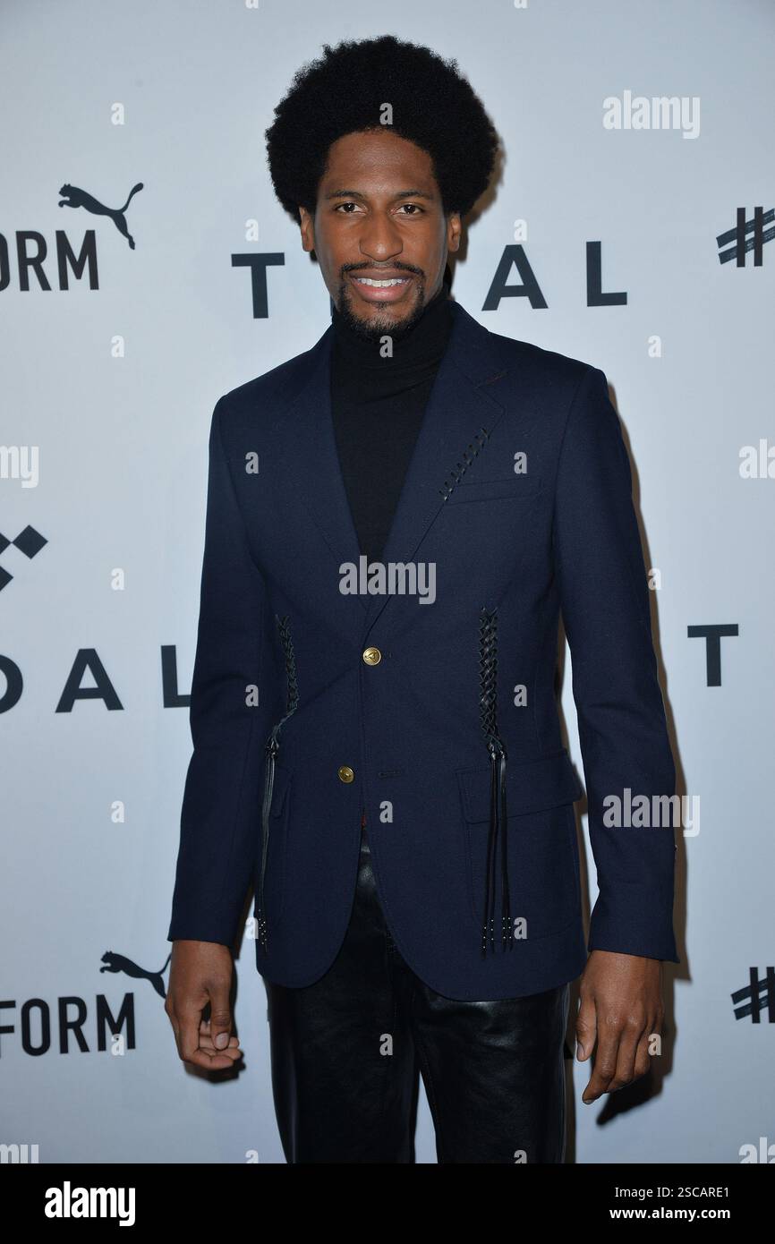 Jon Batiste attending the fourth annual TIDAL X: Brooklyn benefit ...