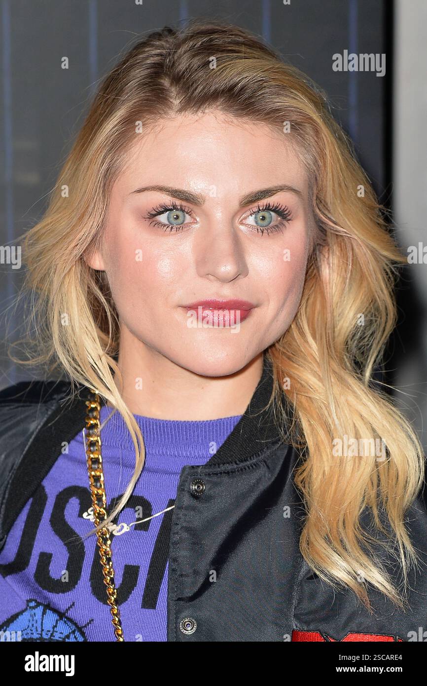 Frances Bean Cobain attending Moschino x H&M Fashion Show, arrivals at ...