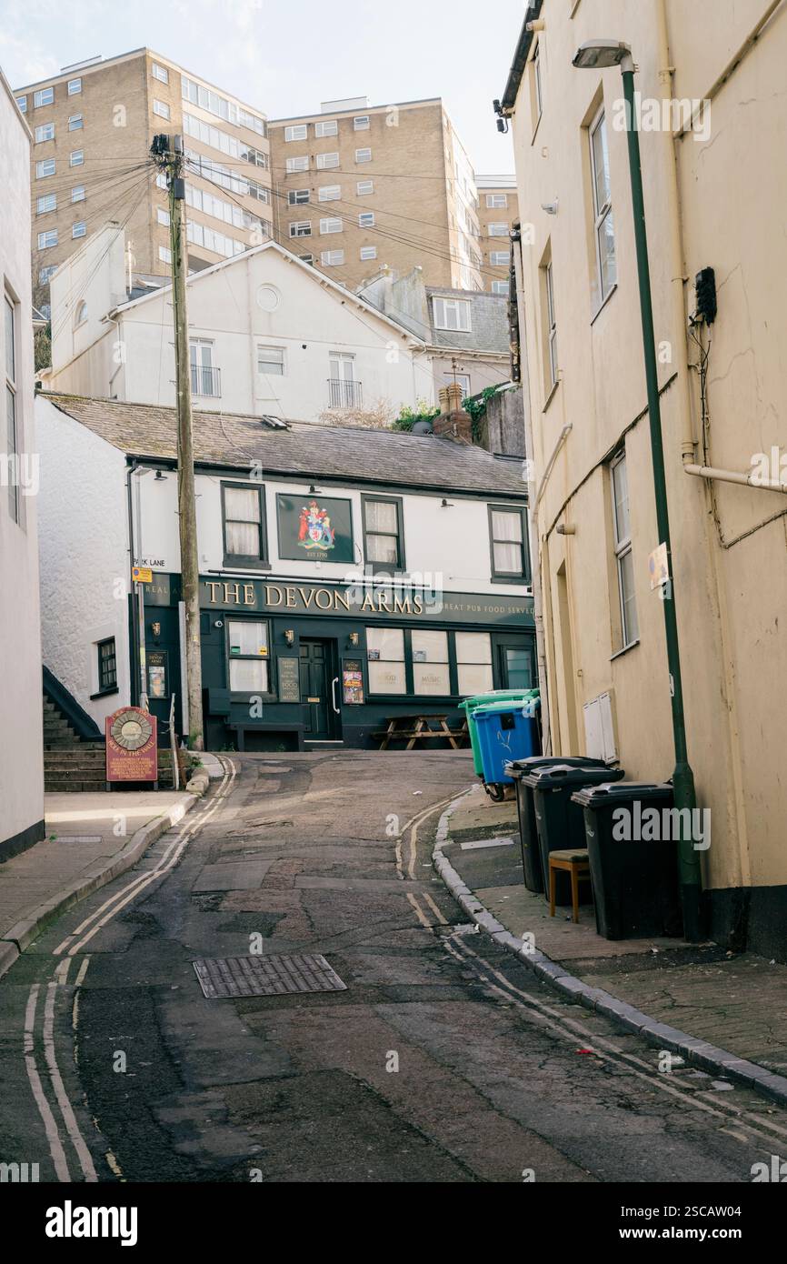 An ugly view of Torquay showing the devon Arms pub urban decay and ...