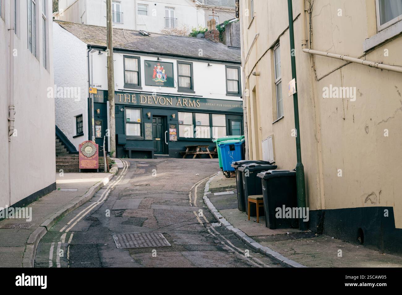 An ugly view of Torquay showing the devon Arms pub urban decay and ...