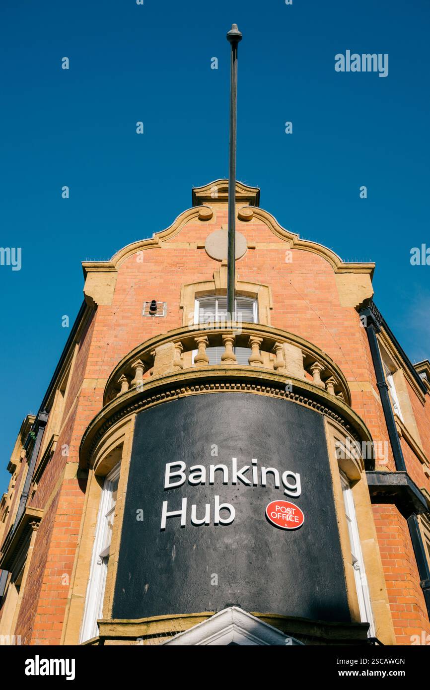 The Post Office Banking hub Brixham Devon, UK Stock Photo - Alamy