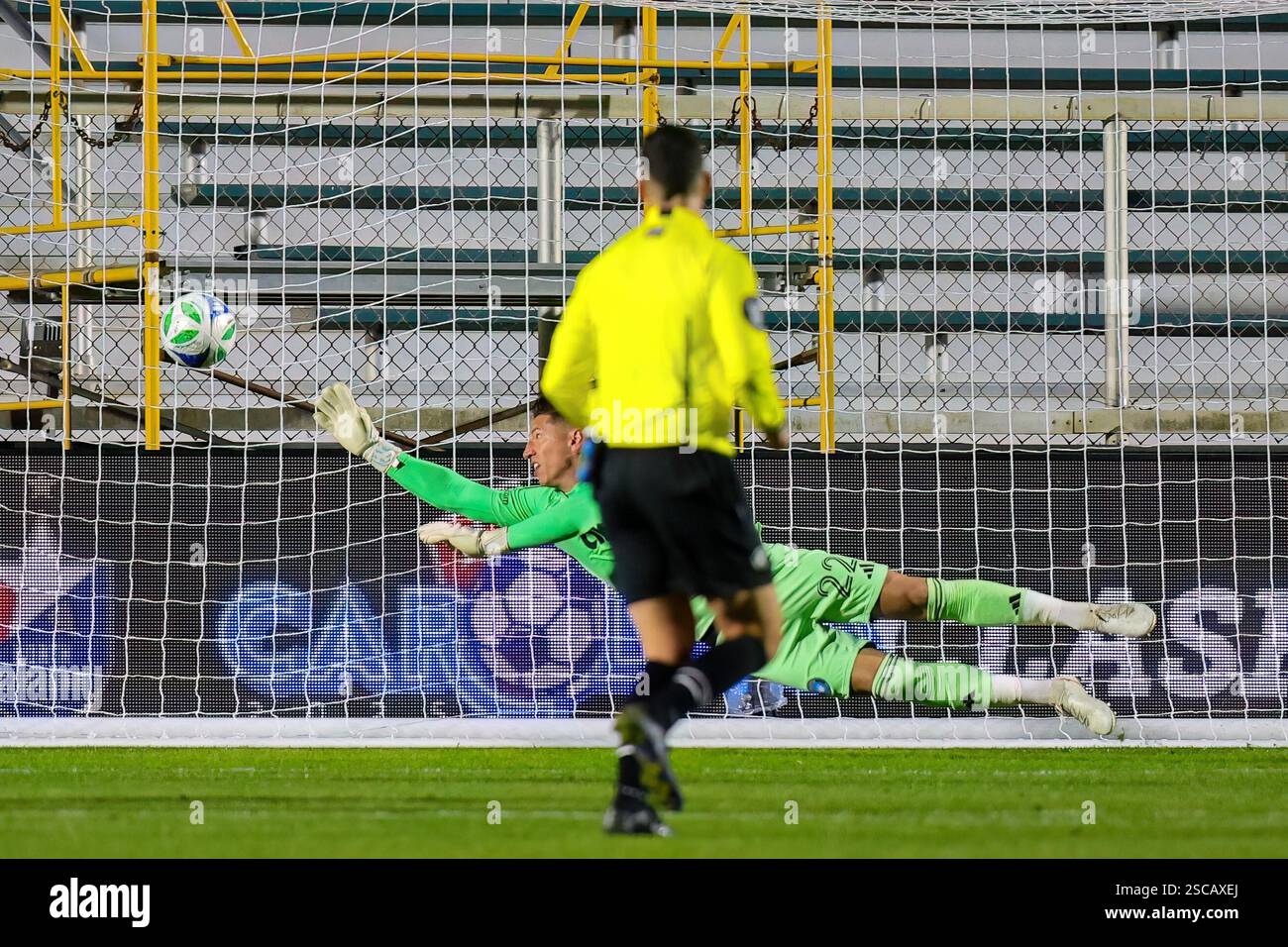 Cary, North Carolina, USA. 5th Feb, 2025. Charlotte FC goalkeeper DAVID ...