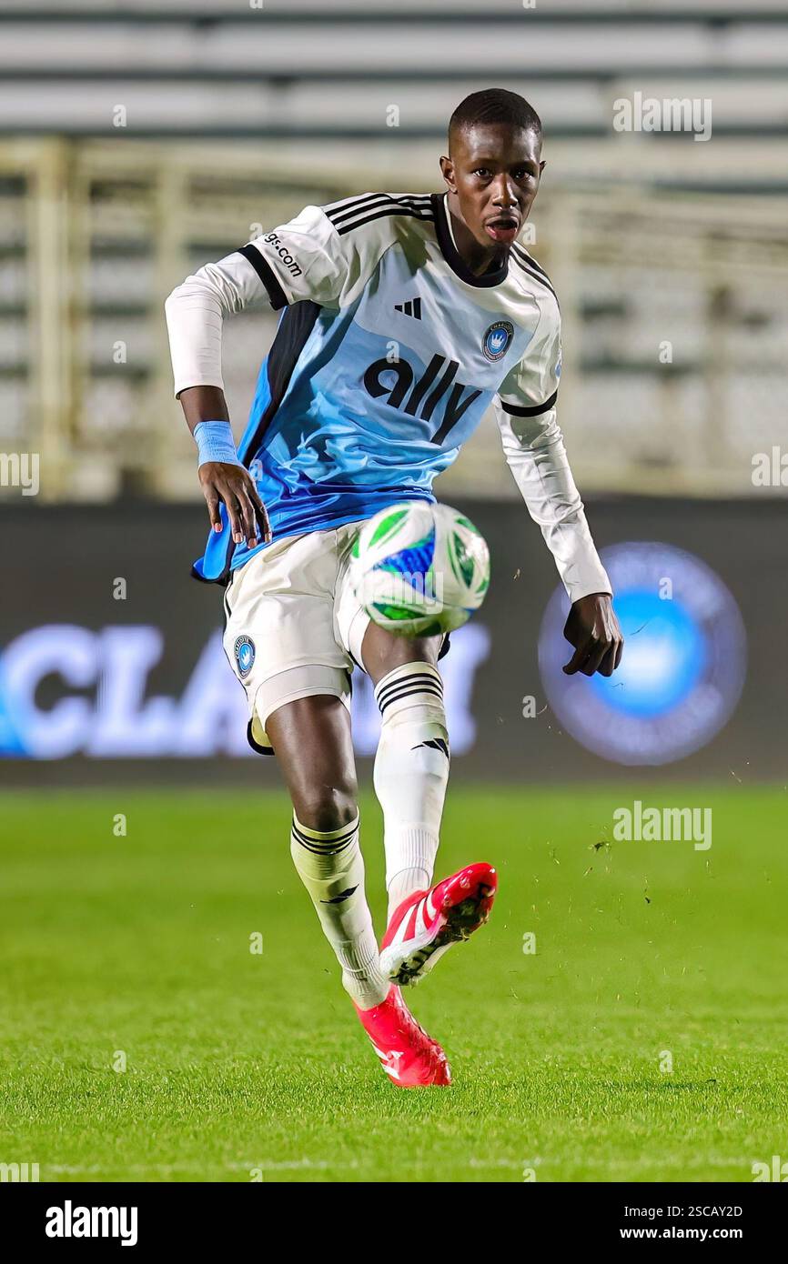 February 5, 2025, Cary, North Carolina, USA: Charlotte FC midfielder ...