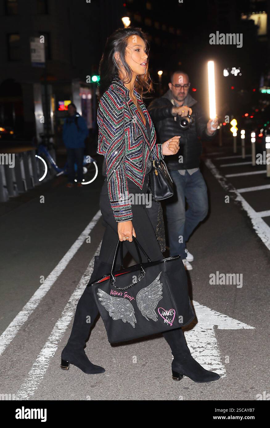 Victoria's Secret Angel Lais Ribeiro goes for fittings at the ...