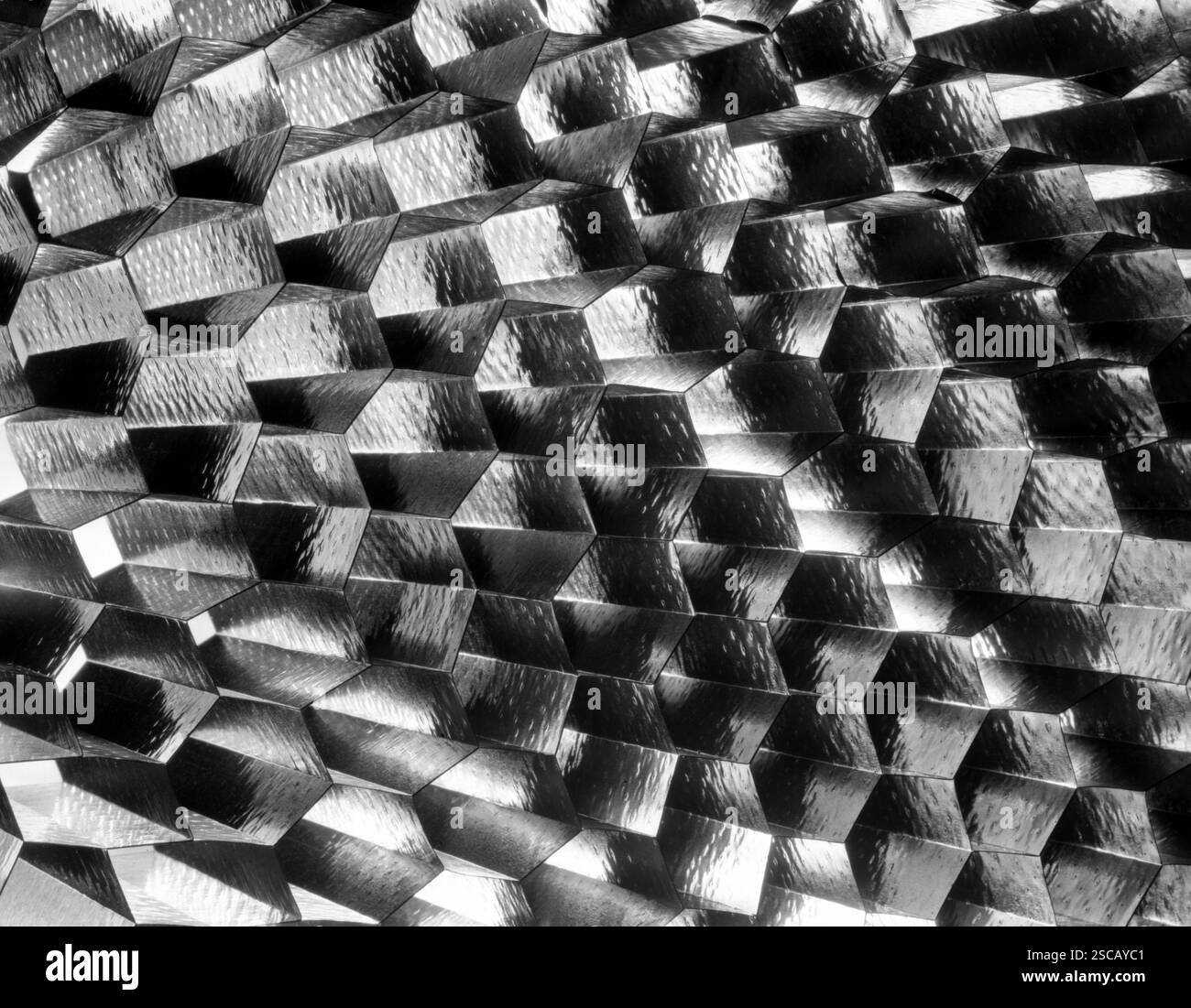 Aluminium honeycomb structure Stock Photo - Alamy