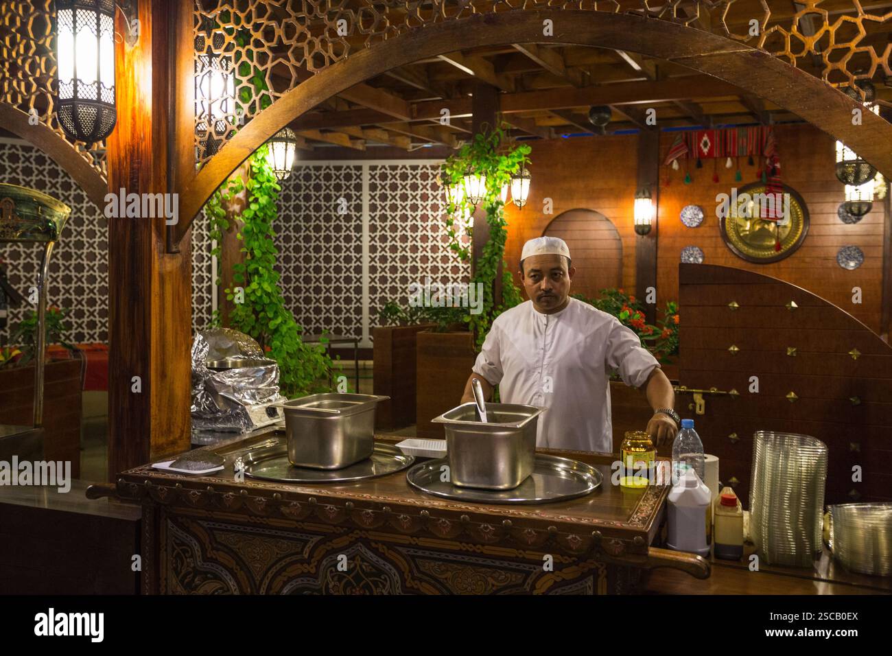 DUBAI, UAE - NOVEMBER 3: Street cafe in Dubai Marina. In the city of ...