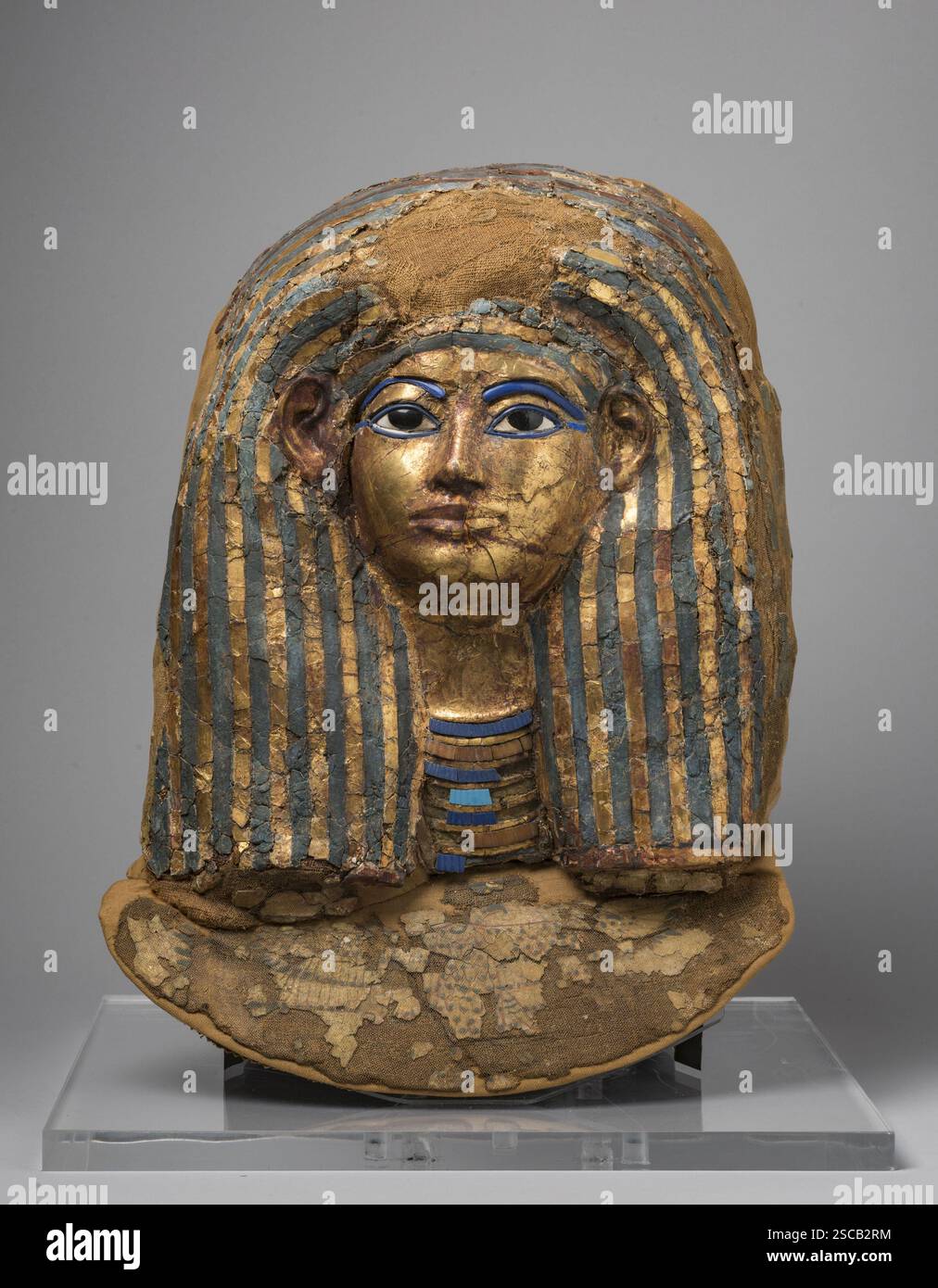 Funerary mask - The tomb of Kha and Merit, also known by its tomb ...
