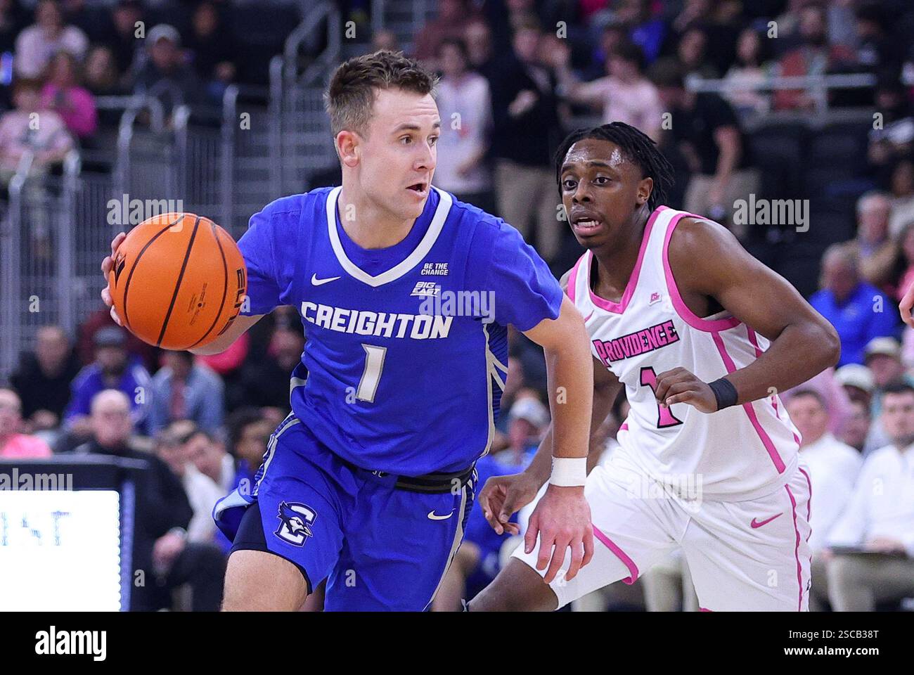 PROVIDENCE, RI - FEBRUARY 05: Creighton Bluejays guard Steven Ashworth ...