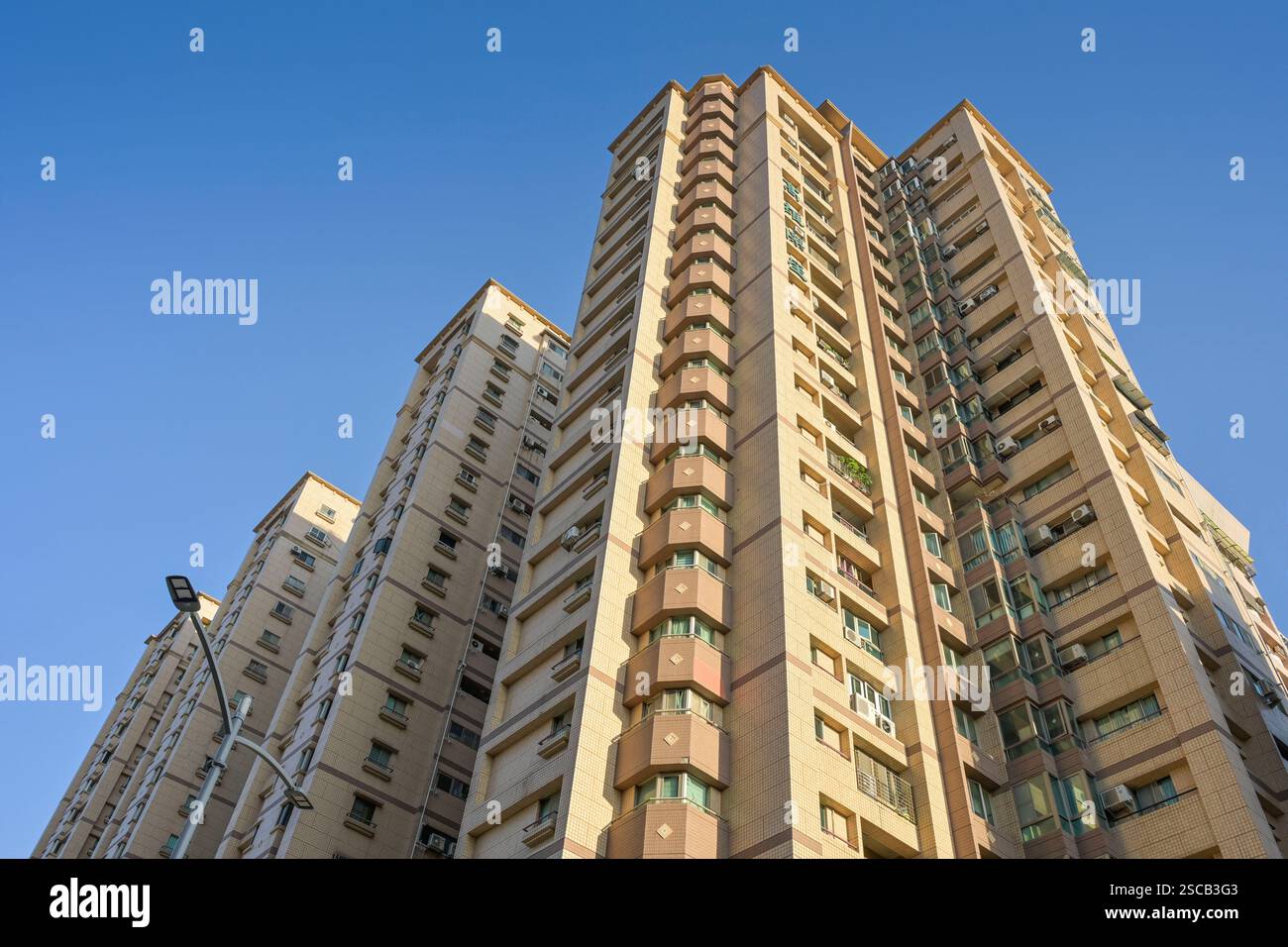 Moderne Wohn-Hochhäuser in Kaohsiung, Taiwan *** Modern residential ...