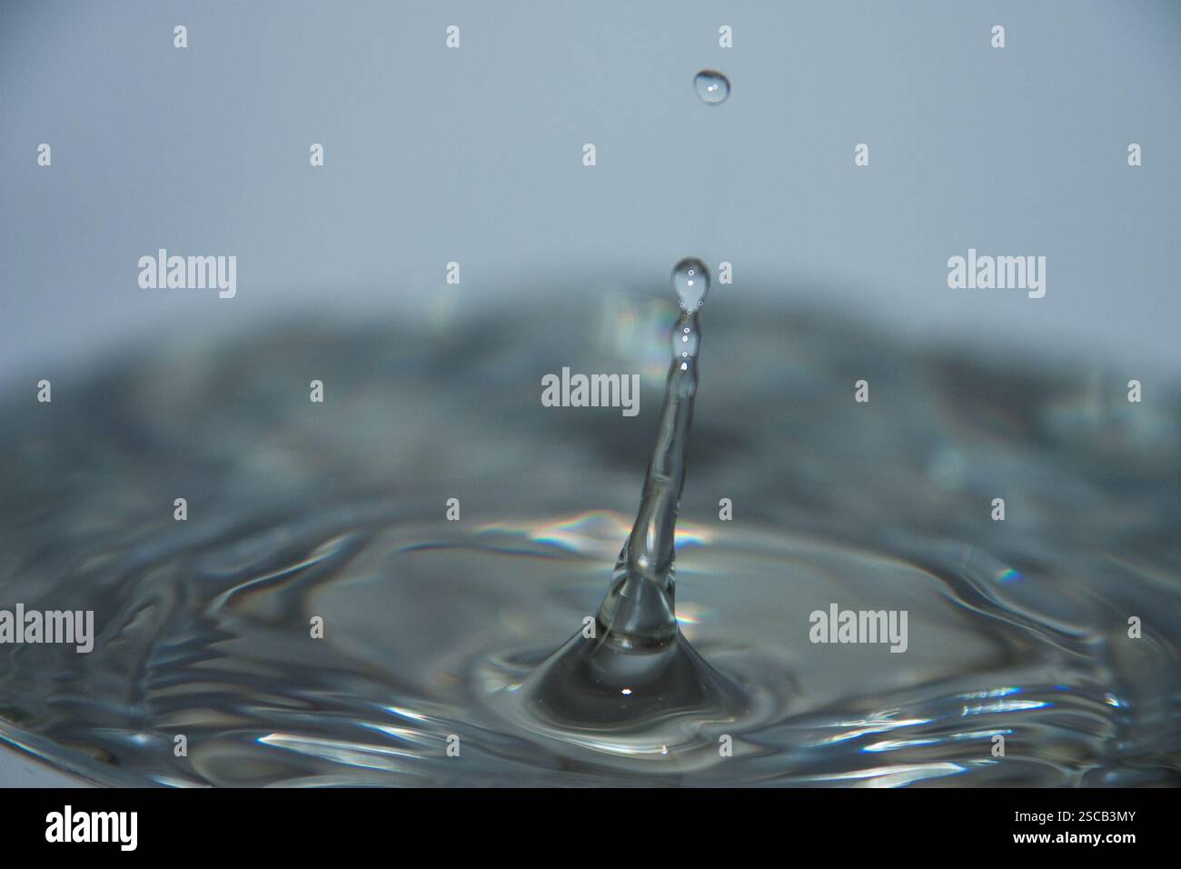 Water drop falling into water making a perfect concentric circles Stock Photo - Alamy
