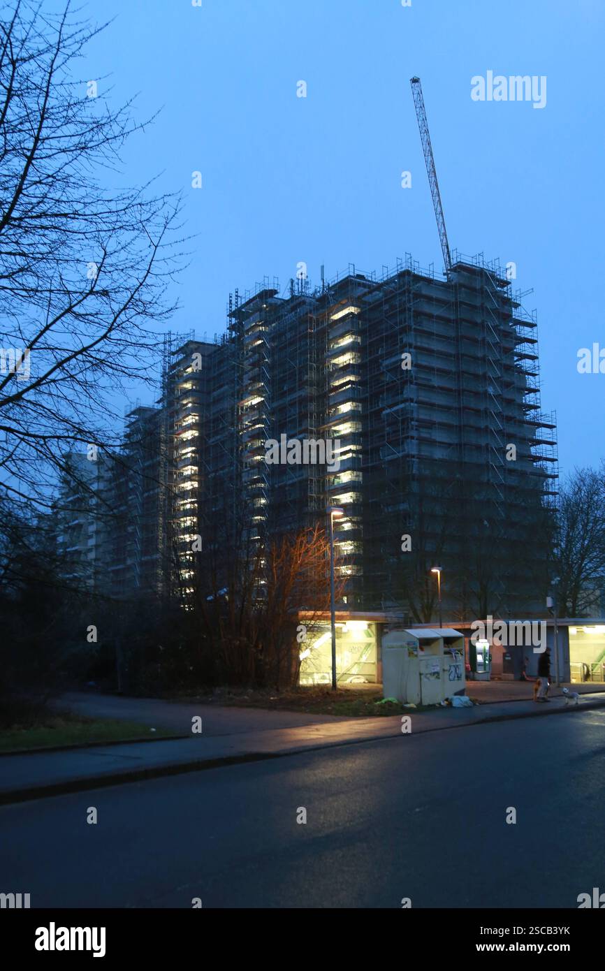 05.02. 2025 Dortmund Das Hochhaus Hannibal II in Dorstfeld war 2017 aufgrund von ...