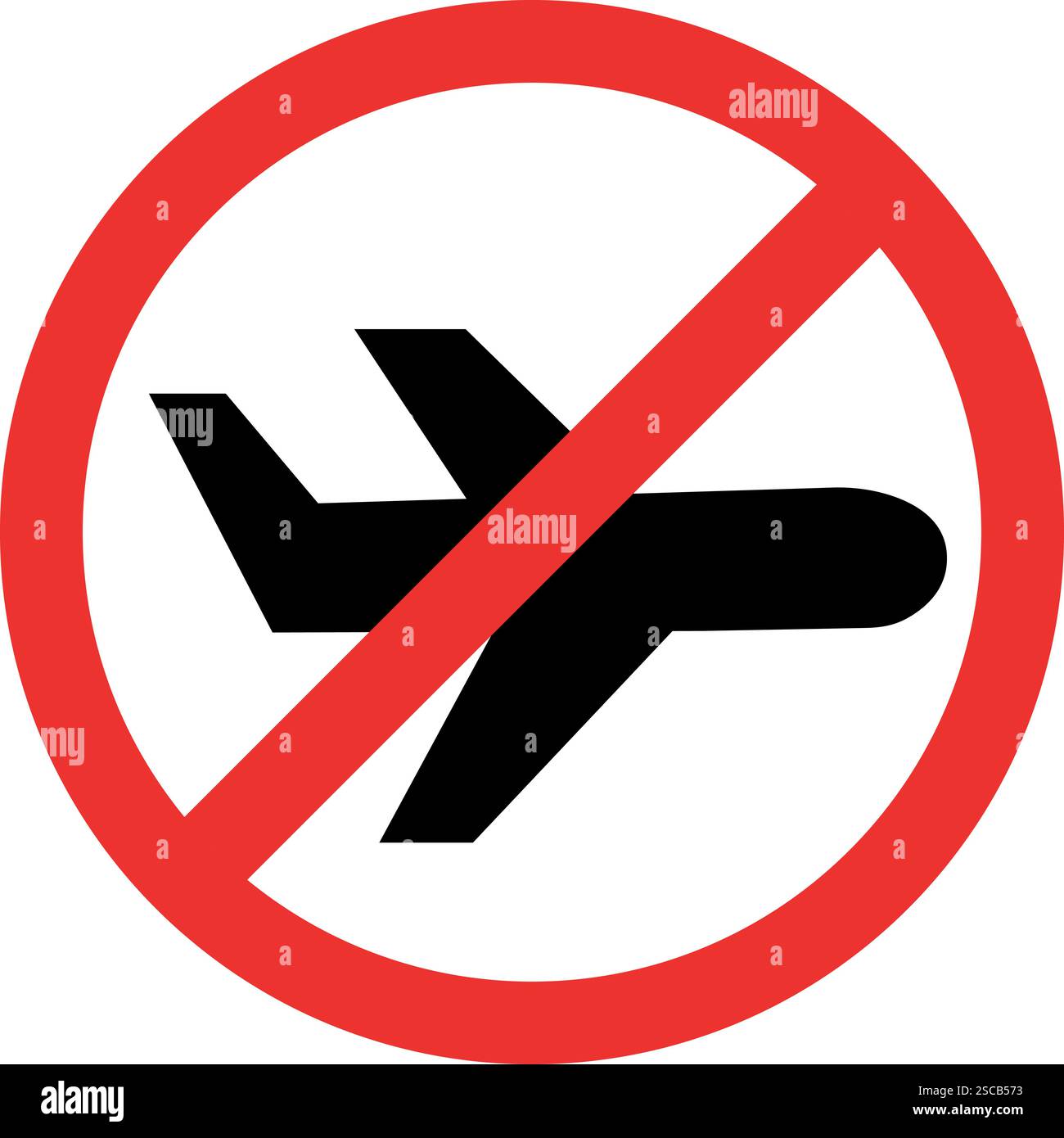 No trolley case allowed sign. Forbidden signs and symbols Stock Vector ...