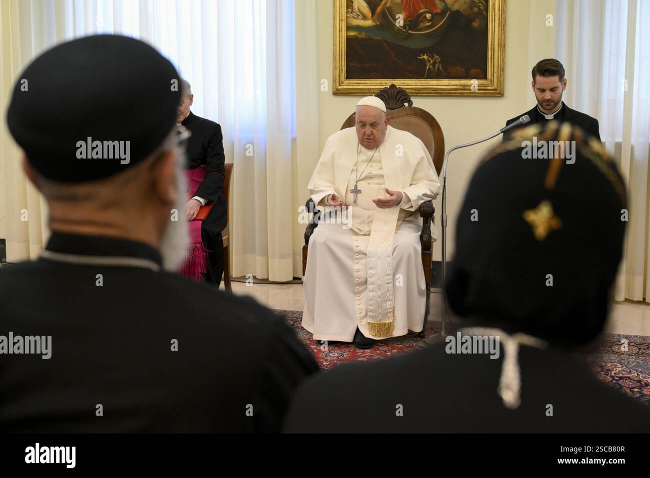 Rome, Italy. 06th Feb, 2025. Italy, Rome, Vatican, 06-02-2025 Pope ...