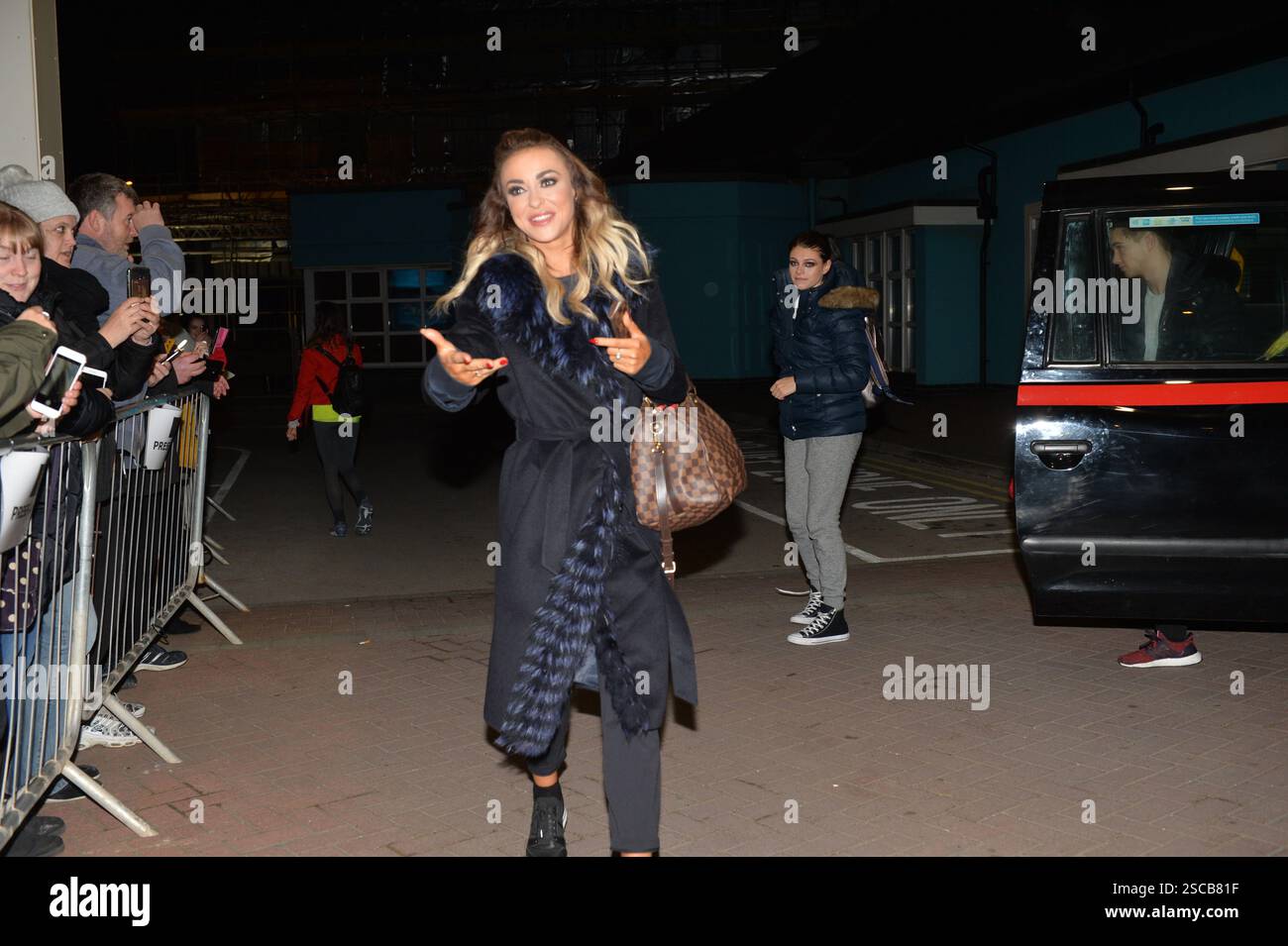 Luba Mushtuk at Strictly Come Dancing 2018 arrivals in Blackpool Stock ...