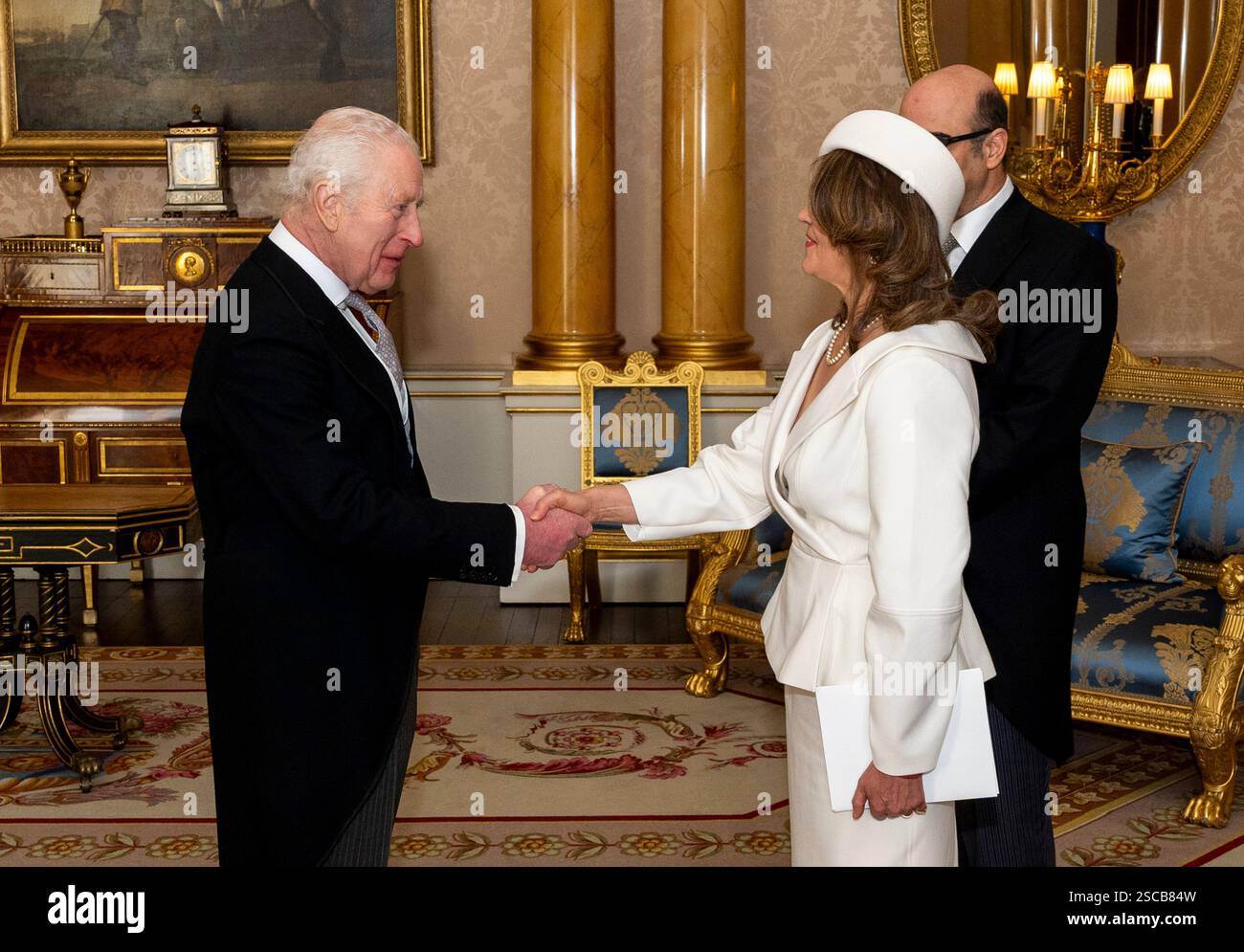 Her Excellency Mrs. Ximena Fuentes Torrijo presents her credentials to ...