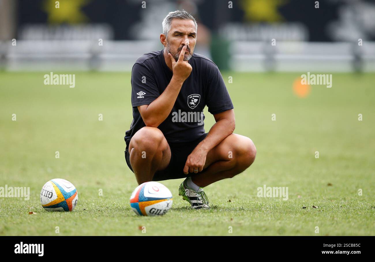 Neil Powell (Director of Rugby) of the Hollywoodbets Sharks during the ...
