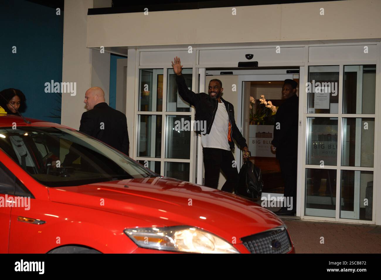 Charles Venn at Strictly Come Dancing 2018 arrivals in Blackpool Stock ...