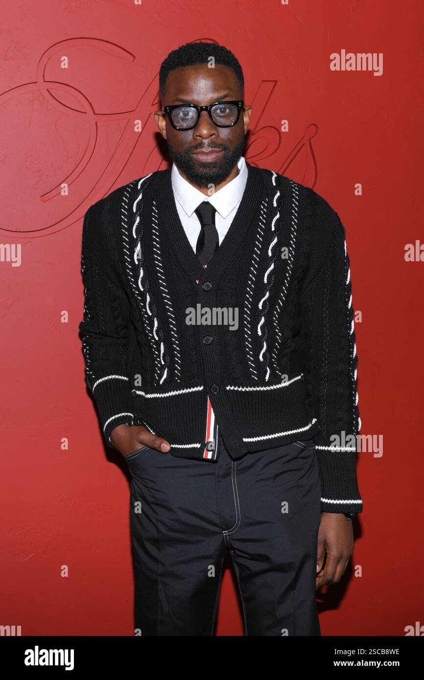 New York, USA. 05th Feb, 2025. John Imah attends Saks Fifth Avenue NYFW ...