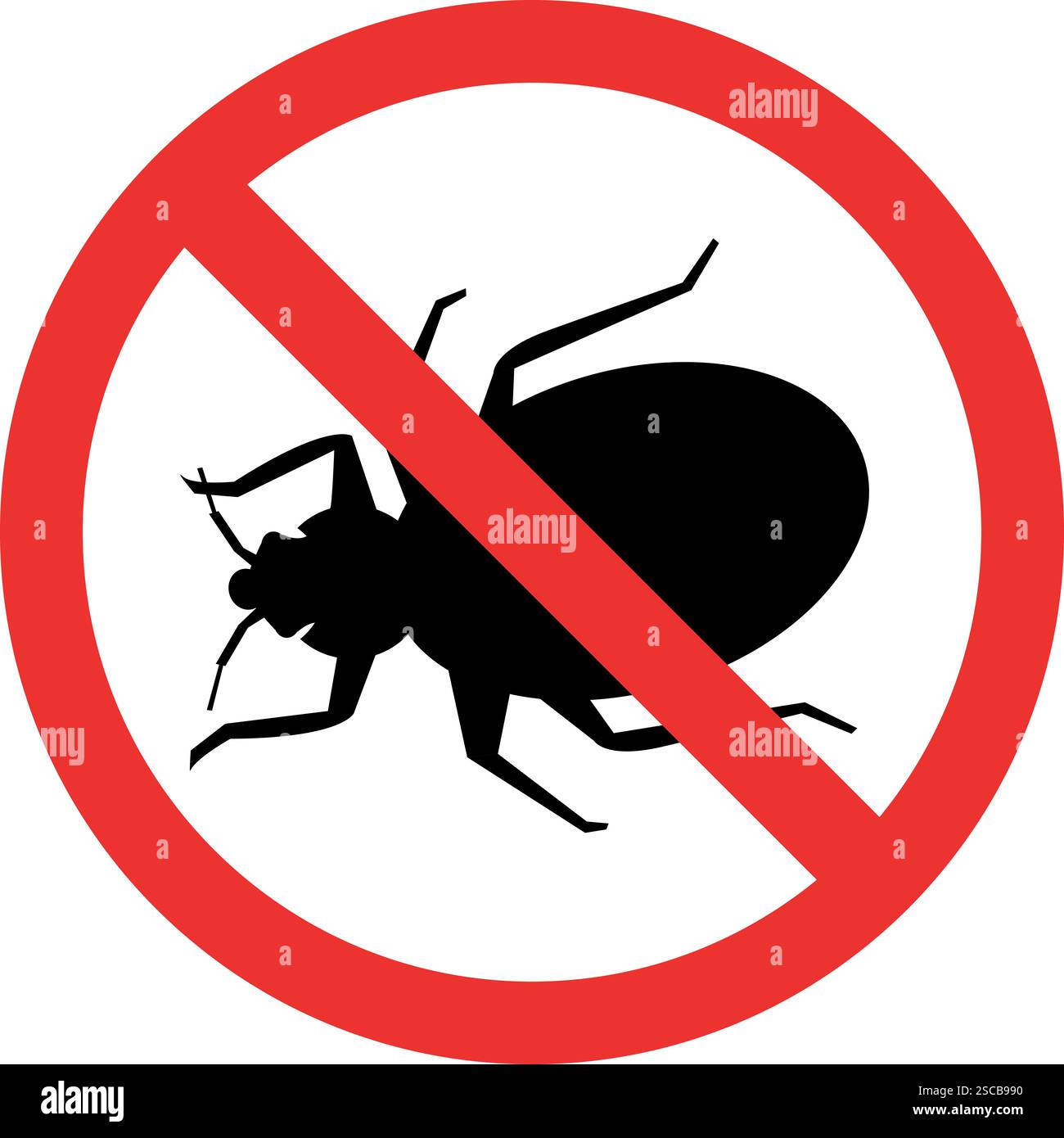 No bug insects sign. Forbidden signs and symbols Stock Vector Image & Art - Alamy