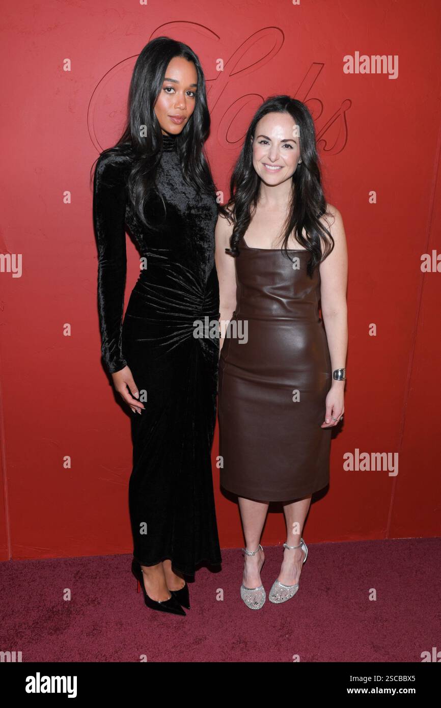 New York, USA. 05th Feb, 2025. Laura Harrier and Emily Essner attend ...