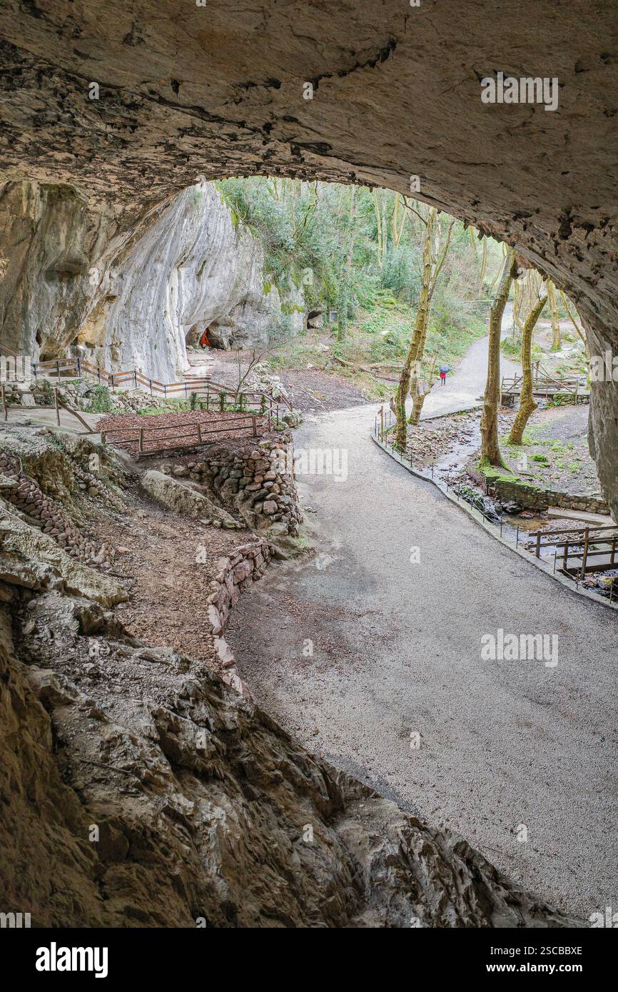 Basque Country, Spain - 25 Jan, 2025: Zugarramurdi Caves in Navarra ...