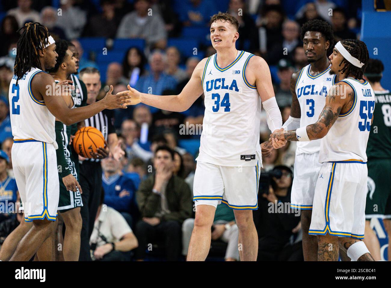 Westwood, United States. 04th Feb, 2025. UCLA Bruins forward Tyler ...