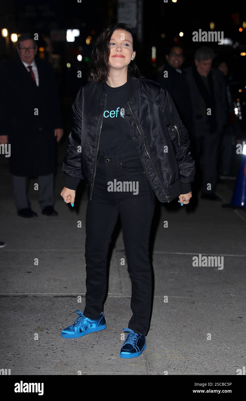 Millie Bobby Brown made an appearance on 'The Late Show with Stephen ...
