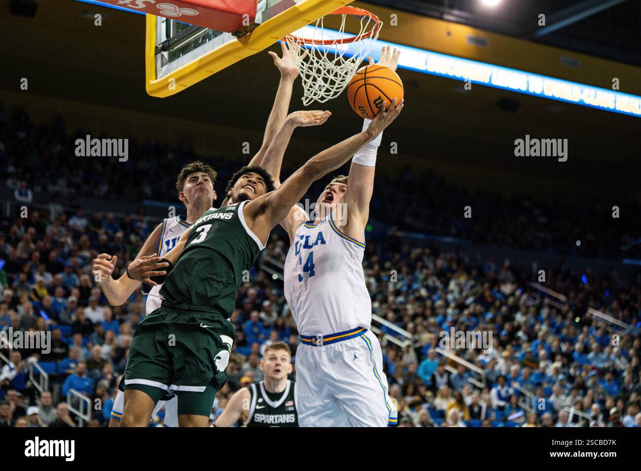 Westwood, United States. 04th Feb, 2025. Michigan State Spartans guard ...