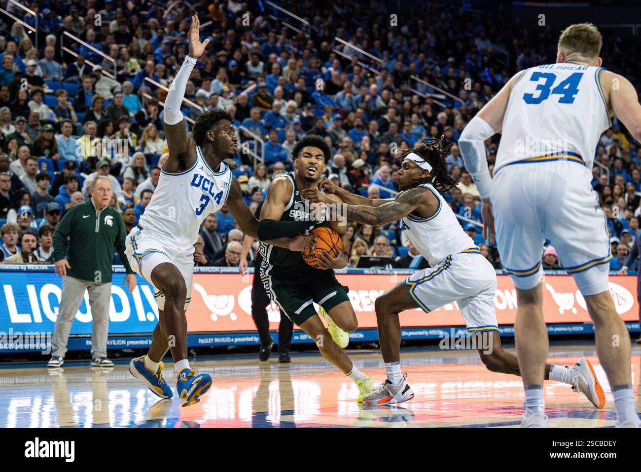 Westwood, United States. 04th Feb, 2025. Michigan State Spartans guard ...