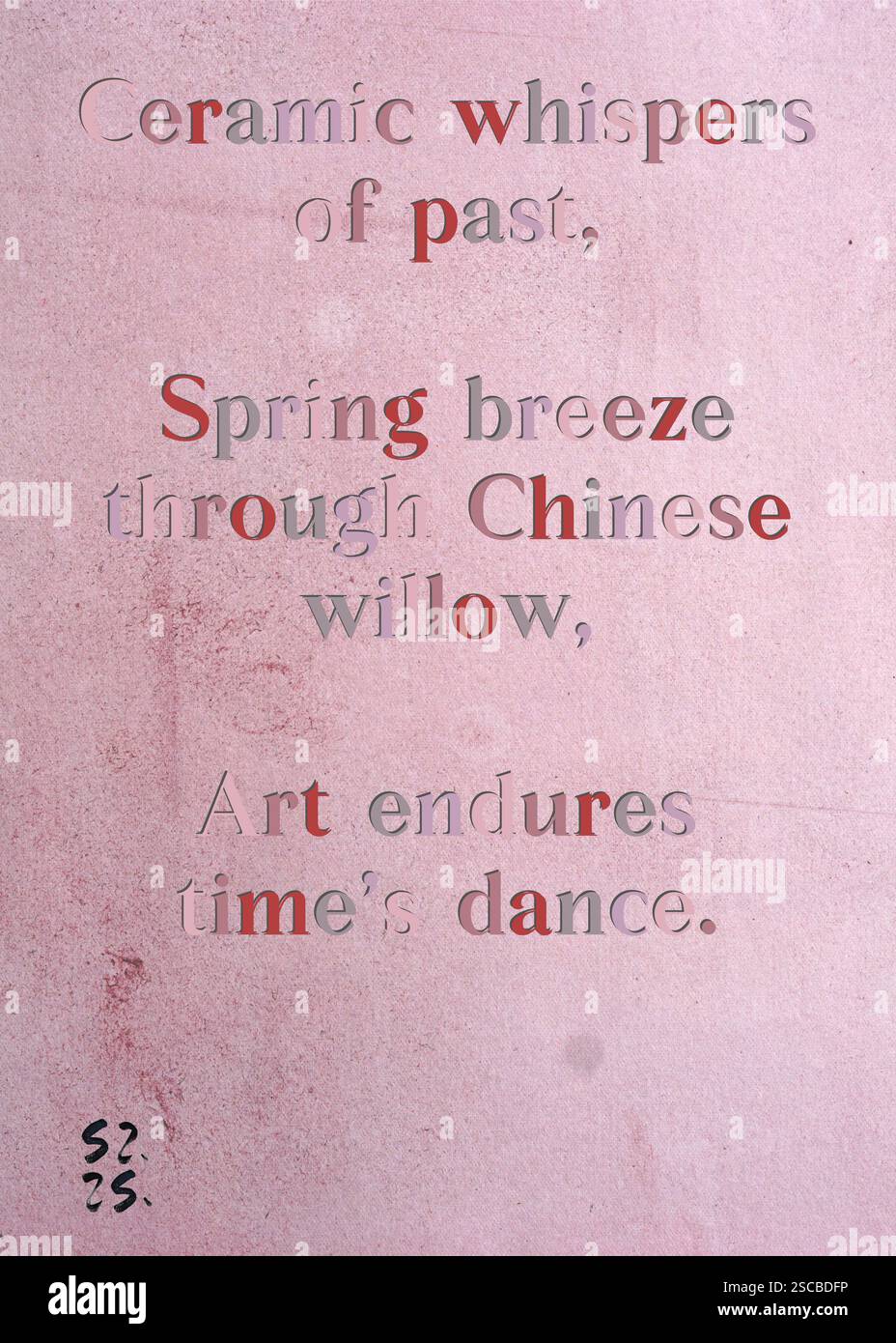 Ceramic whispers of past, Spring breeze through Chinese willow, Art ...