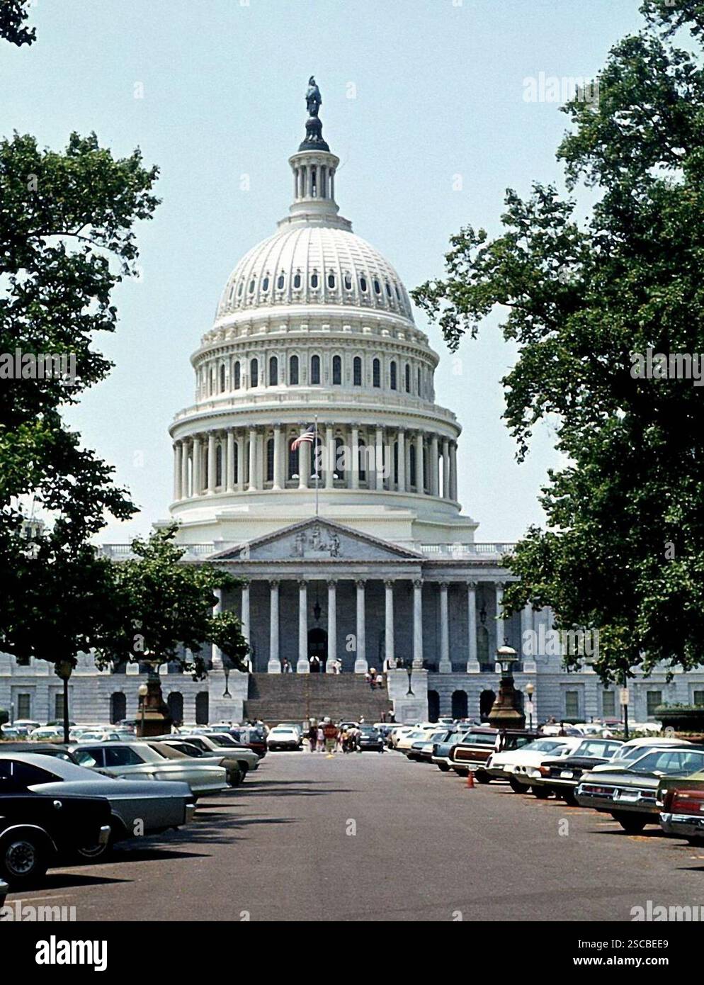 United States Capitol in Washington D.C.: Picture shows dome and in ...