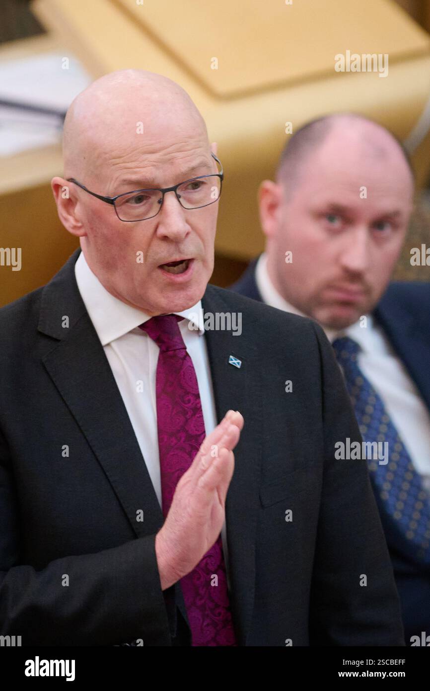 Edinburgh Scotland, UK 06 February 2025. First Minister John Swinney ...