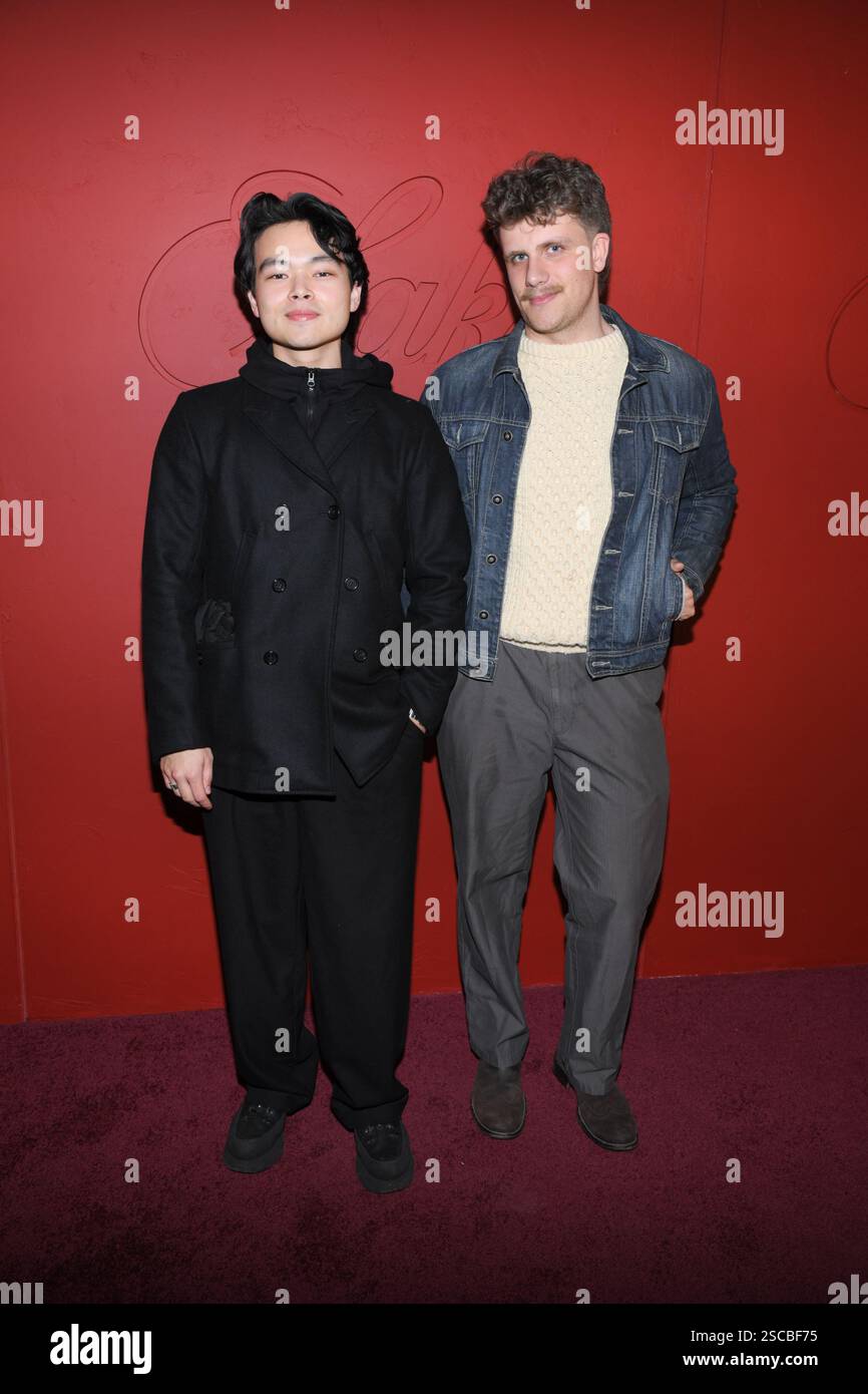 New York, USA. 05th Feb, 2025. (L-R) Wesley Breed and Miles Trapp ...