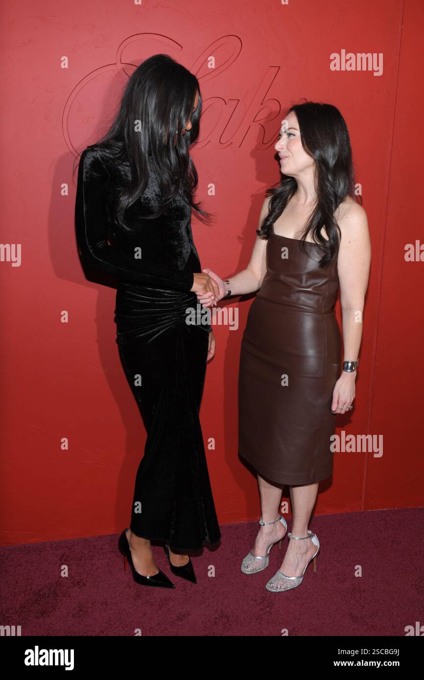 New York, USA. 05th Feb, 2025. Laura Harrier and Emily Essner attend ...