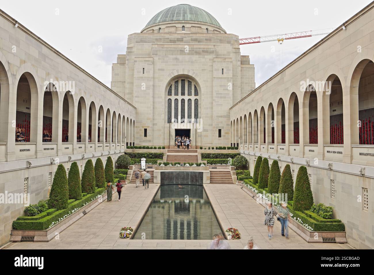 Anzac War Memorial, ACT Stock Photo - Alamy