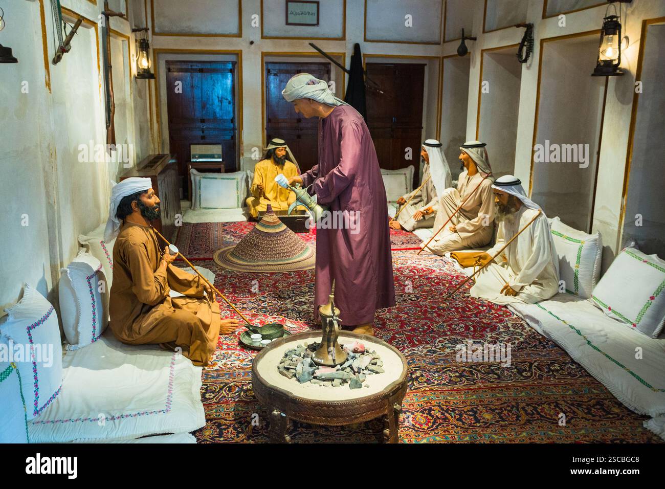 DUBAI, UAE-NOVEMBER 9, 2013: Heritage Village. It is the largest ...