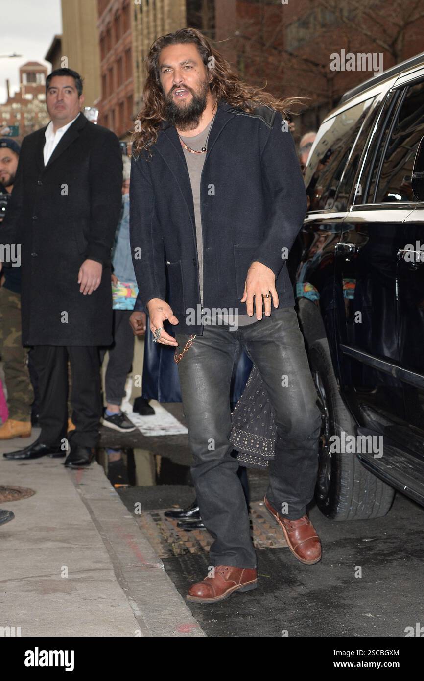 Jason Momoa made an appearance on Build Series on December 30, 2018 in ...