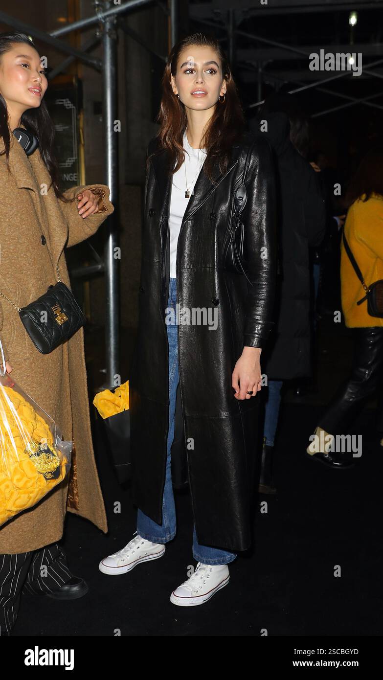 Kaia Gerber attending the Versace Pre-Fall 2019 Runway Show at the ...