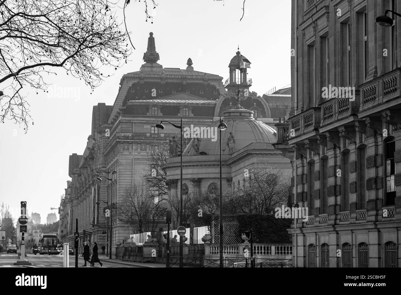 Paris, France - January 24, 2022: The Palais de la Legion d'Honneur ...