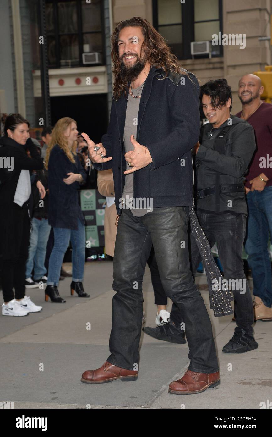 Jason Momoa made an appearance on Build Series on December 30, 2018 in ...