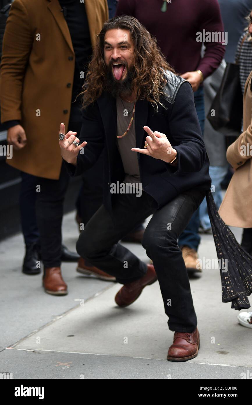 Jason Momoa made an appearance on Build Series on December 30, 2018 in ...